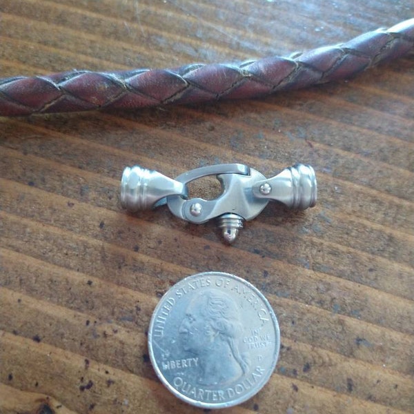 Mariners Clasp, 316 Brushed Stainless Steel Snap Shackle 6.5MM Clasp ...