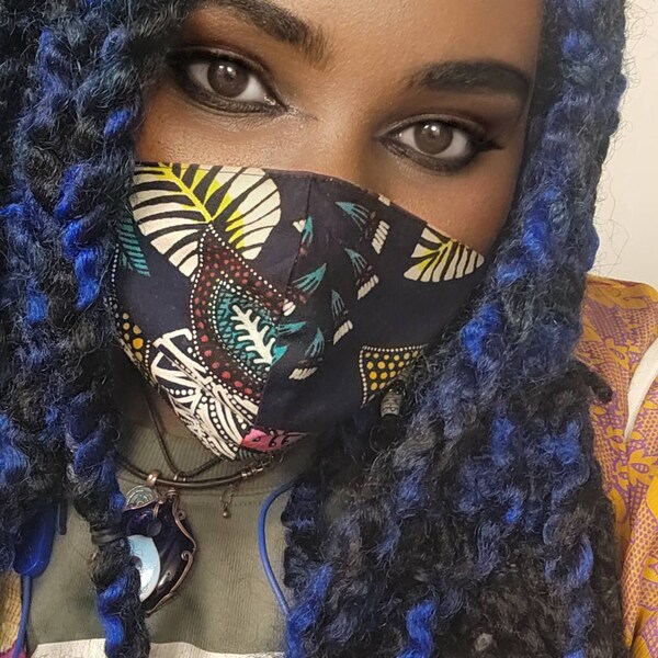 Collapsible Storage Bin | Multicolor Kente Stripe | African Wax Ankara ...