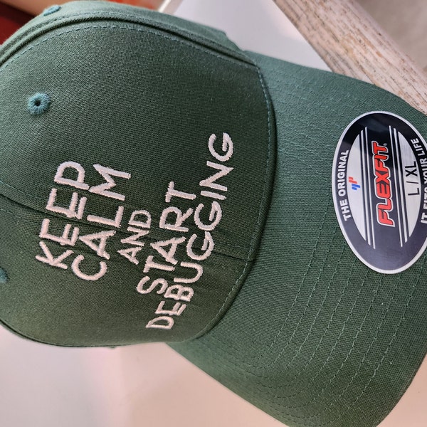 Personalized Custom Embroidered Fitted Hat | Flexfit Hat | Custom Logo ...