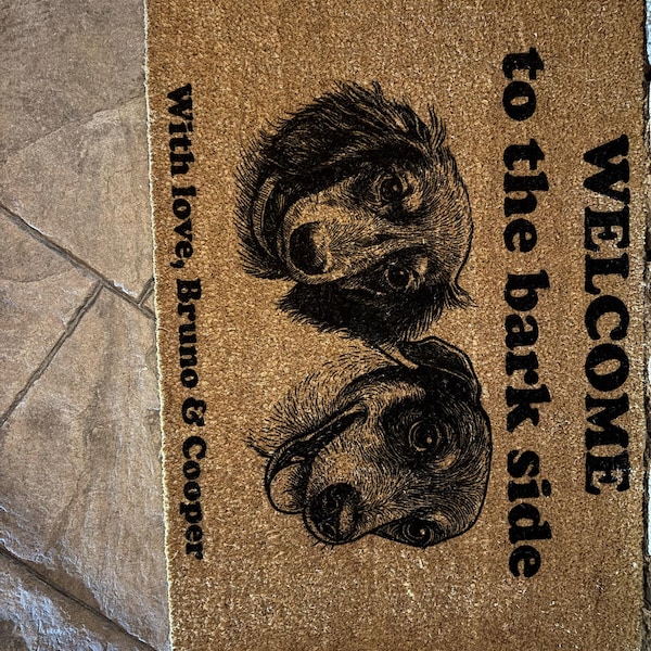 Unwelcome Bat Style Gift, Dark and Gothic Doormat, Gothic Mat Home ...