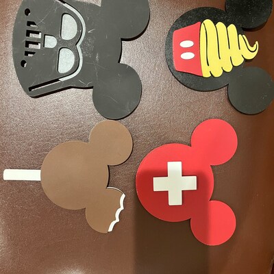 Mickey Disney Inspired Interchangeable Heads ONLY HEADS - Etsy