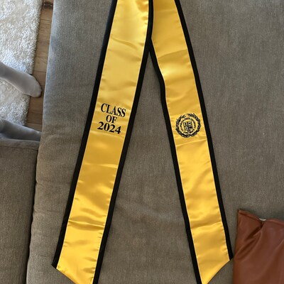 A Custom Satin Graduation Sash & Stoles Graduation Gifts Satin Grad ...