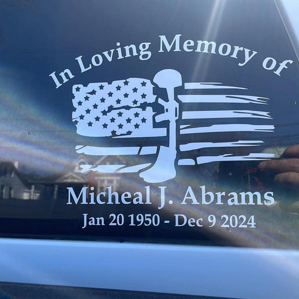 In Loving Memory Decal | in Loving Memory Military Decal | Military ...