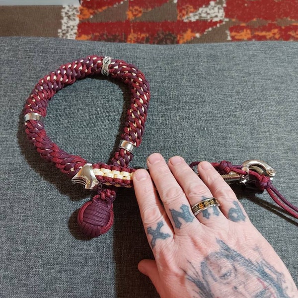 6" Paracord Figit Skill Toy * Mini Monkey Fist Begleri * Hand Skill ...