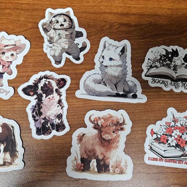 Arctic White Fox Sticker | Wildlife Sticker | Exotic Animal Sticker - Etsy