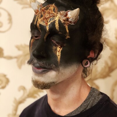 Triple Devil Horns / Silicone Prosthetic / Halloween / Demon / Devil ...
