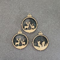 Bundle of 3D Christmas Ornaments, Tree Decorations Craft Set, Hanging ...