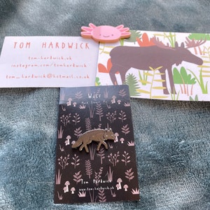 Animal Pins Mix and Match 3 or 5 Pins Hard Enamel Pins, Woodland ...