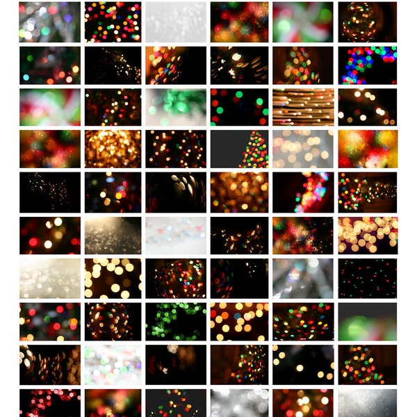 Christmas Overlays, Christmas Bokeh Overlays, Christmas Backgrounds ...