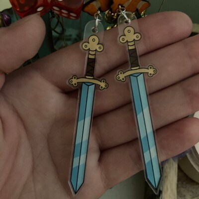 Amphibia Annes Sword Earrings Amphibia Anne - Etsy