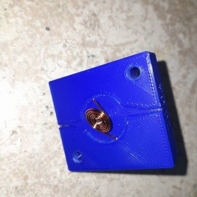 Large 77mm Tall Fibonacci Spiral Coil Winding Jig for Electroculture ...