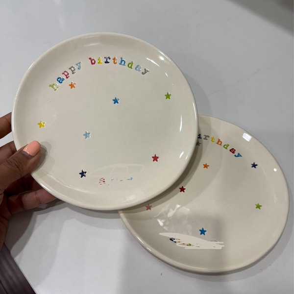 Personalized Celebration Plate, Dessert Plate, Special Day Plate, Your ...