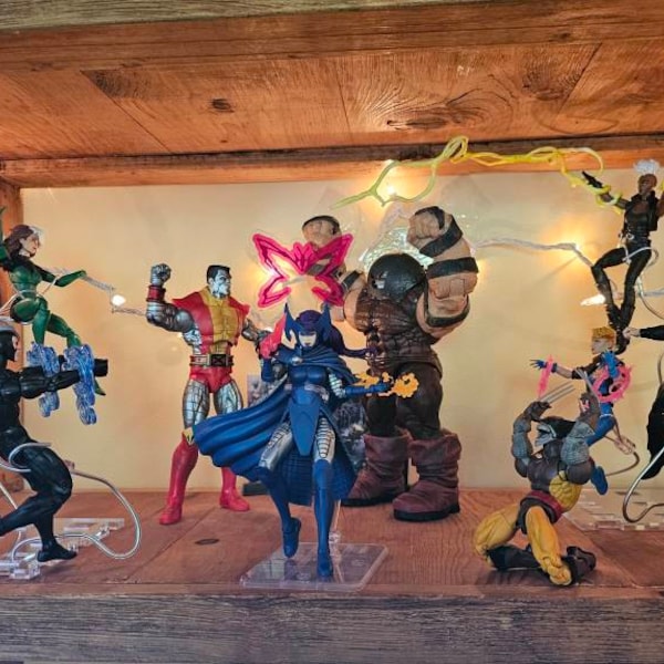 Action Figure Adjustable Pillar Display Stand Set - Etsy