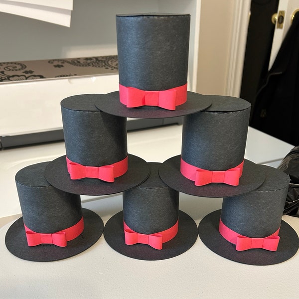 Mini Top Hat SVG Template: Paper Cylinder Hat (digital Download) - Etsy