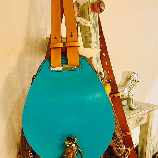 Ole Sack Leather Sling Backpack Pattern, Medieval Pouch, Old Style ...