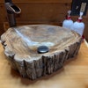 Log Tree Bark Fireplace Mantel - Etsy Canada