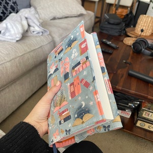 Adjustable Book Cover Fabric Book Cover Fabric Book Sleeve - Etsy