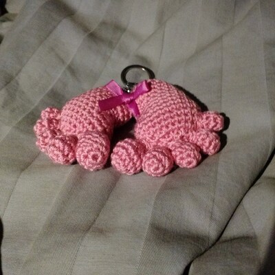 Crochet Baby Feet Keychain Beige Amigurumi Baby Feet Charm Kawaii ...