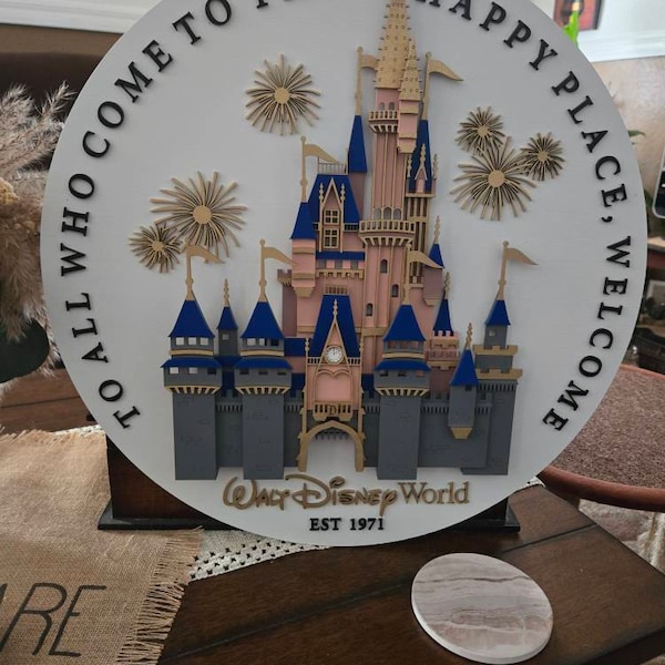 It's A Small World Sign | Small World Clock Face | Fantasyland Decor ...