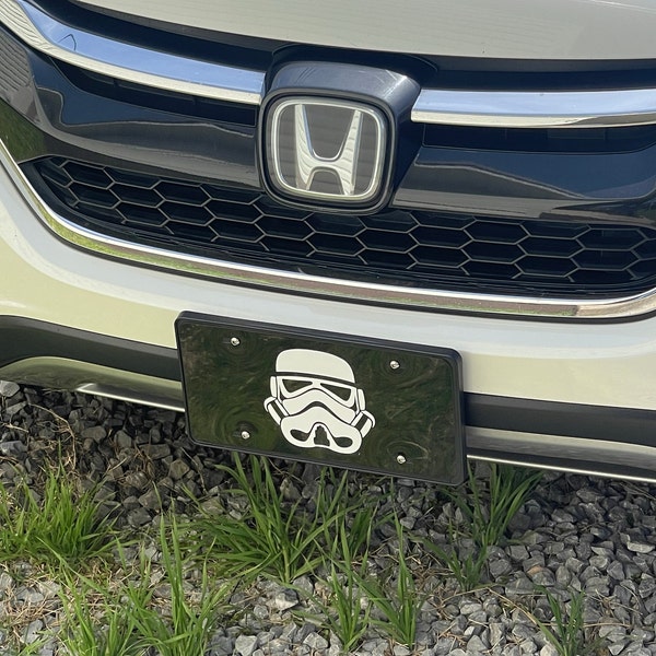 Star Wars Stormtrooper Helmet Custom License Plate Car Truck Auto Tag ...