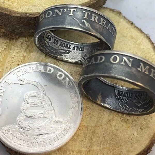 1 Oz GOLD American Eagle Coin Ring One Ounce - Etsy