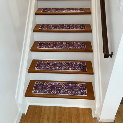 Bohemian Stair Rug, Stair Runner Rug, Stair Treads Runner, Stair Treads ...