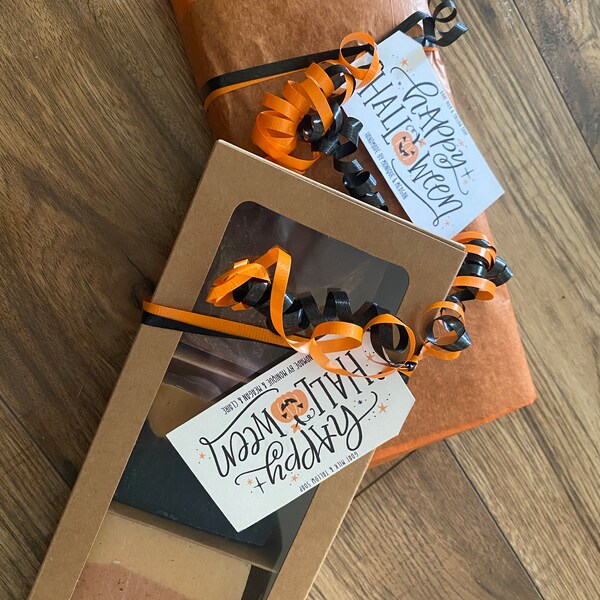 Printable Happy Halloween Gift Tag, Trick or Treat Favor Bag Tag ...