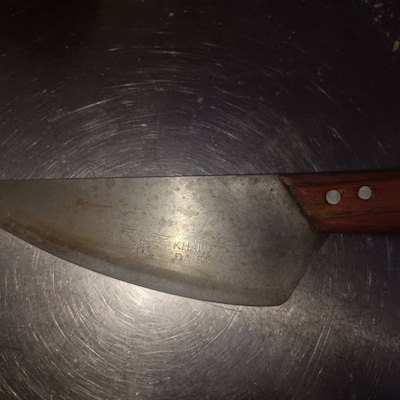 Crude Premium Chinese Cleaver Vegetable Chef Knife, 8 Inch Narrow ...