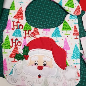 NNC ITH Santa Bib for the 200x300 8x12and 200x280 - Etsy