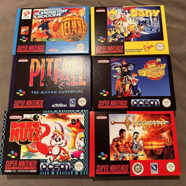 Lagoon Box - SNES - Super Nintendo - Etsy UK