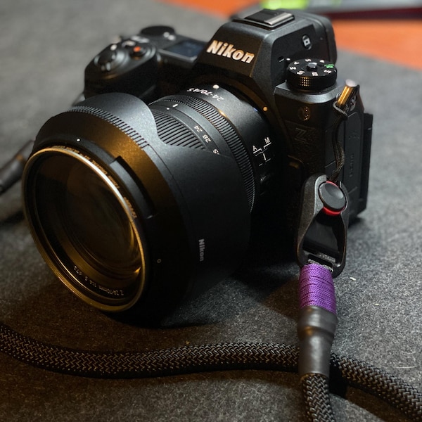 Black Camera Neck Strap With Optech Qd Mini Loop Attachments - Etsy