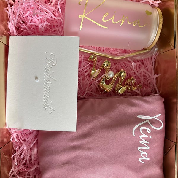 Bridesmaid Proposal Card Classic Pearl Bridal Party Proposal Card ...