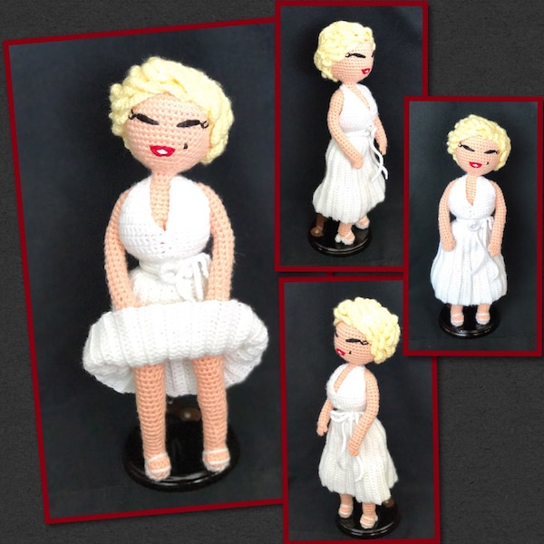 Curvy Female Doll Base No Sew Amigurumi Crochet Pattern Girl Woman