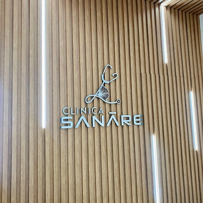 Clinic Logo Sign, Customizable Sign for Business, Home Office Decor ...