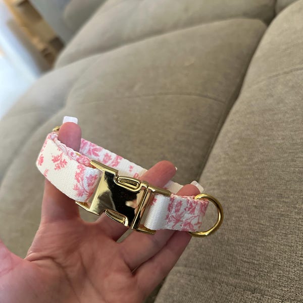 Personalized Dog Collar and Bow Tie for Girls Laser Engraved ID Tag ...