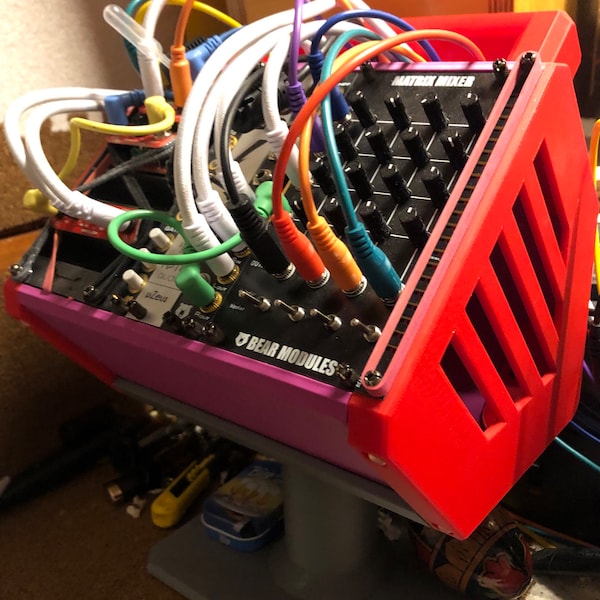 MOD-C - A Compact 39HP 3D Printed Design Eurorack Case for Synthesizer ...