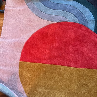 New Modern Black and White /melting Purple for Home Melting Persian ...