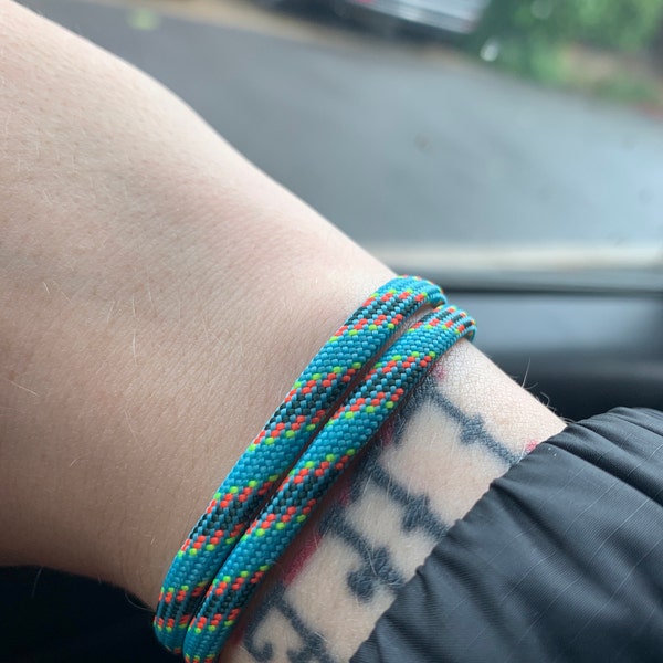 Blitz Skull Rope Bracelet Mens Rope Bracelet Adjustable Rope Bracelet ...