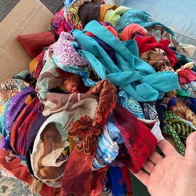 Bohemian Rag Chop Valance - Etsy