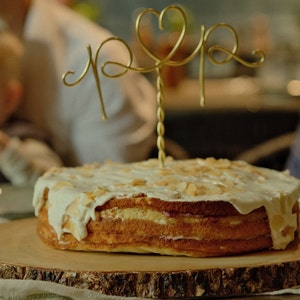 Wire Cake Topper, Personalised, Wire Lettering, Wire Wedding Cake ...