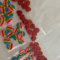 6 Halloween Bat Buttons Wooden Shaped Bat Buttons sewing Kids Craft ...