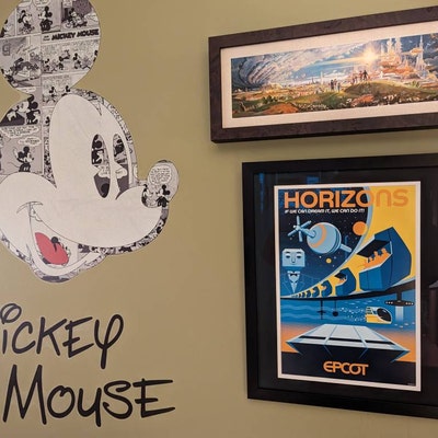 Disney World Epcot Center Print Poster 1982 Magic Kingdom Wall - Etsy