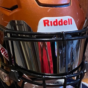 Precision Football Helmet Visor, Mirror Chrome - Etsy