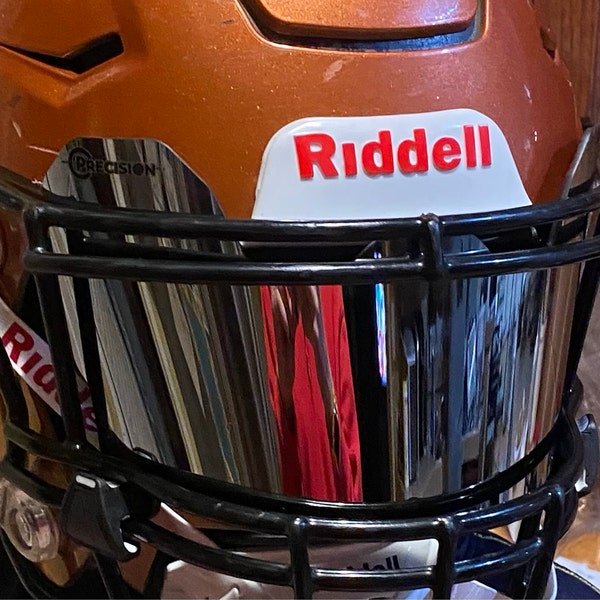Precision Football Helmet Visor, Smoke 2.0 - Etsy