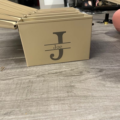 Walnut Name Plate Bar With Business Card Holder for Office - Etsy