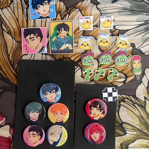 Blu Lock Stickers // Isagi, Bachira, Kunigami, Chigiri, Rin, Nagi, Baro ...