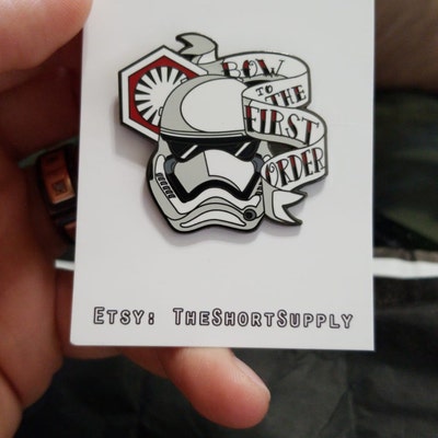 The Loyal Trooper First Order Stormtrooper Helmet 1.5'' Soft Enamel ...