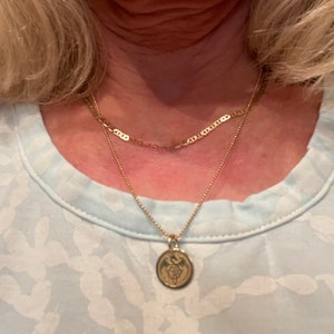 14k Solid Gold Medical Alert Necklace Personalized Medical - Etsy