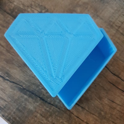 Diamond Shaped 3D Printed Box - Etsy