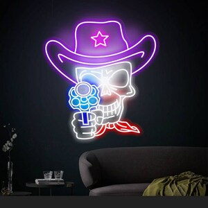 Baphomet Neon Sign, Gothic Dark Led Decor, Black Goat Led Light, Satan ...